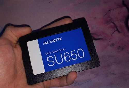 Новый SSD adata SU650 120GB С windows 10 PRO