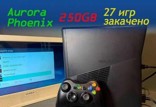 Xbox 360 S 250GB free boot + 27 игр