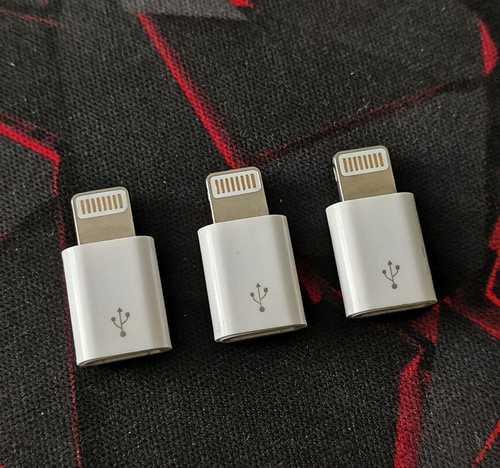 Переходник с Micro-usb на Lightning 8-pin