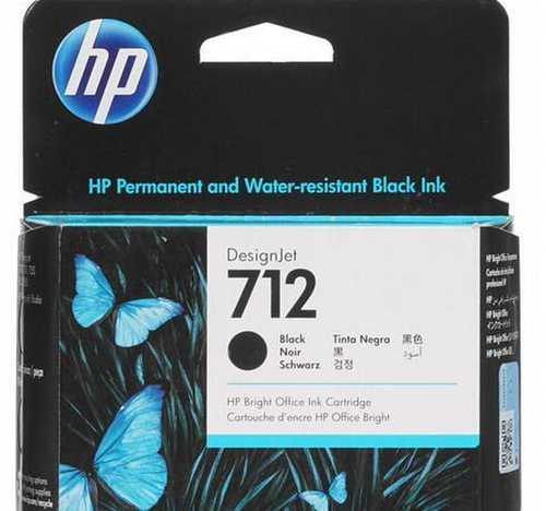 HP 3ED71A 712 черный Картридж струйный