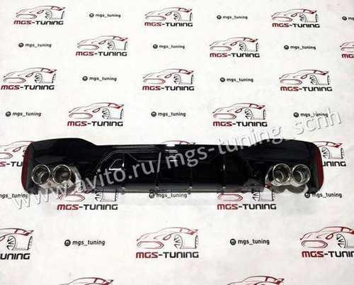 Диффузор M5 - Сompetition + насадки M Bmw 5-Series