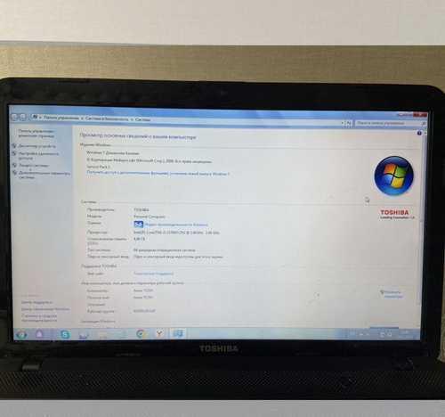 Ноутбук Toshiba Satellite C850-c6k