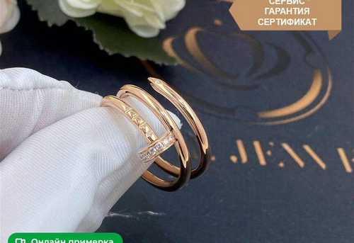 Кольцо Cartier Juste un Clou золото 0,08ct