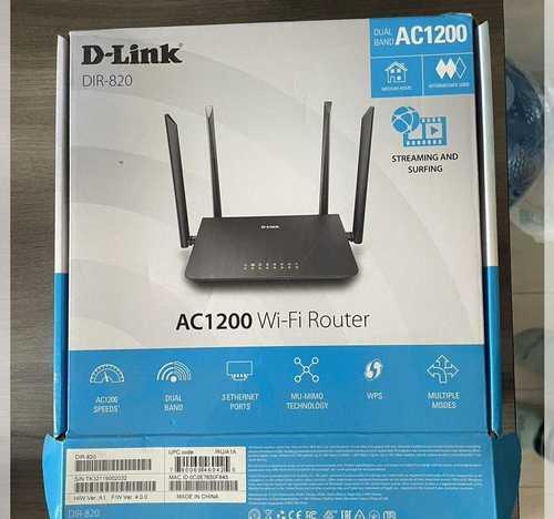 Wifi роутер d link dir 820