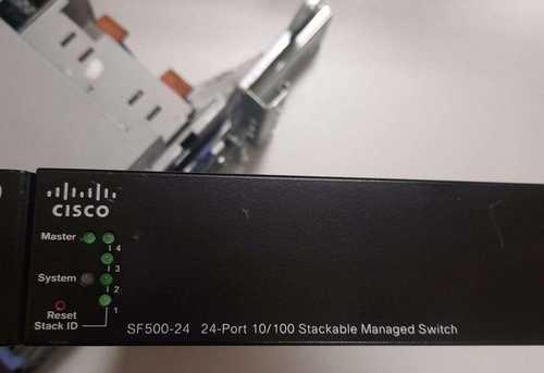 Управляемый POE коммутатор Cisco SF500 24P K9 G5