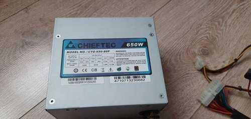 Блок питания Сhieftec A80 650w (CTG-650-80P)
