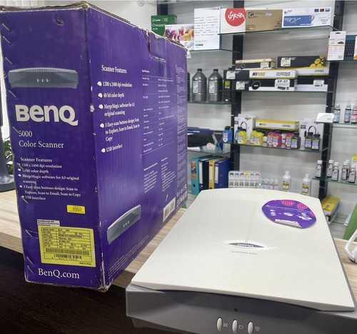 Сканер Benq 5000