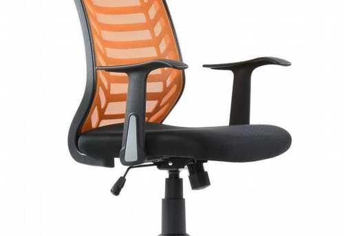 Кресло FB K-138 черная ткань оранжевая сетка