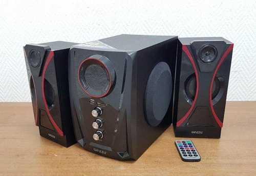 Колонки 40 Вт bluetooth, радио, плеер