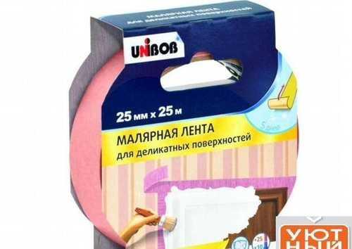 Клейкая Малярная лента Unibob duct tape 25 мм 25 м