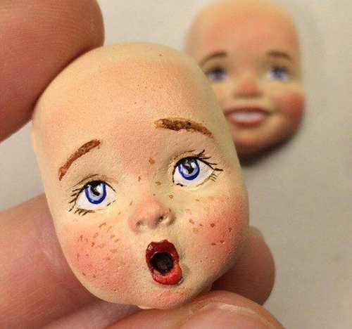 Личики для ватной игрушки