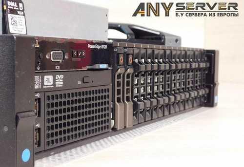 Сервер dell R720 2x E5-2620v2 256Gb H710 16SFF