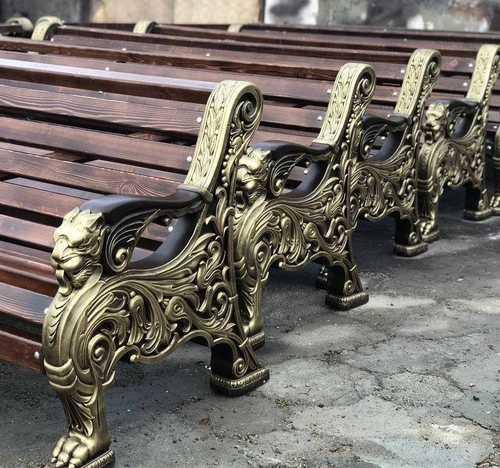 Скамейка уличная садовая парковая