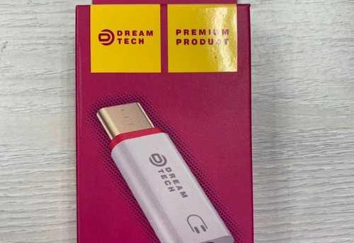 Адаптер Dream Q1 Type-C / AUX белый