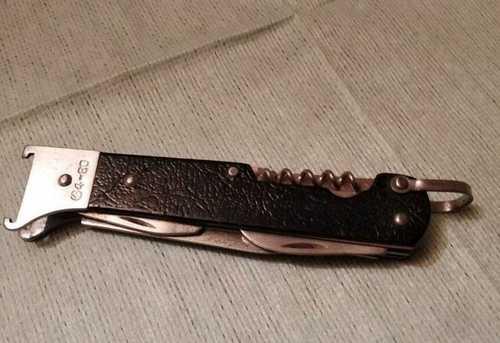 Нож складной охотничий СССР с 5-ю предметами