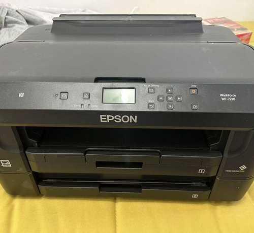 Принтер струйный Epson WorkForce WF-7210