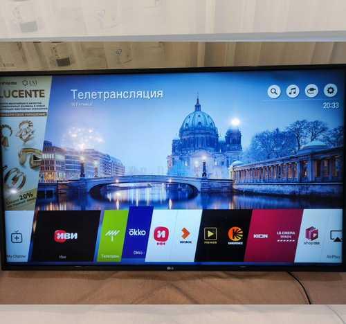 Телевизор 49 LG SMART tv б/у