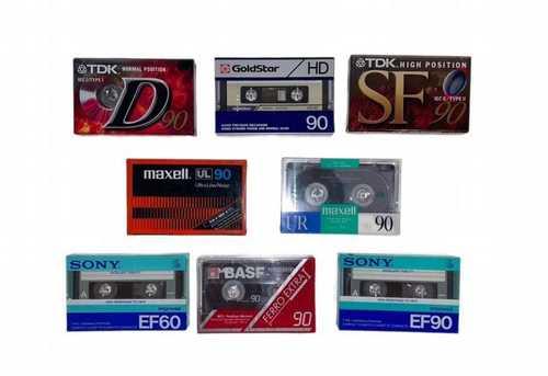 Аудиокассеты новые запечатанные 70х-90х годов