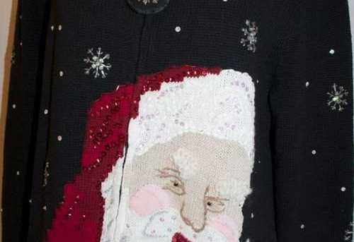 Стильный свитер с Санта-клаусомиз Америки