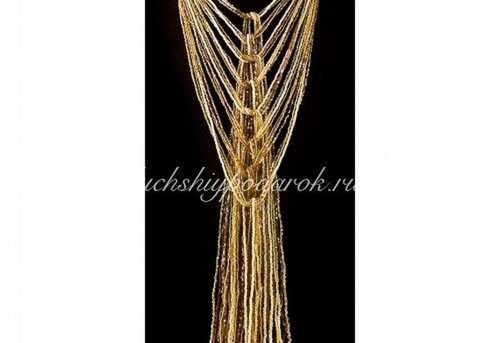 Ожерелье- галстук из венецианского бисера 26 нитей