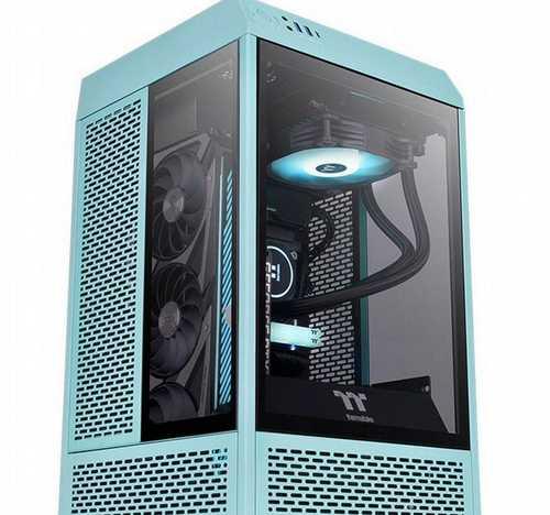 Корпус Thermaltake The Tower 100 Turquoise 405102