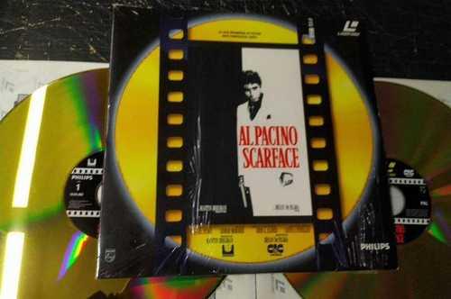 Аль Пачино лицо со шрамом LD laserdisc