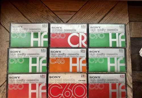 Аудиокассеты Sony, из 70-х. В коллекцию