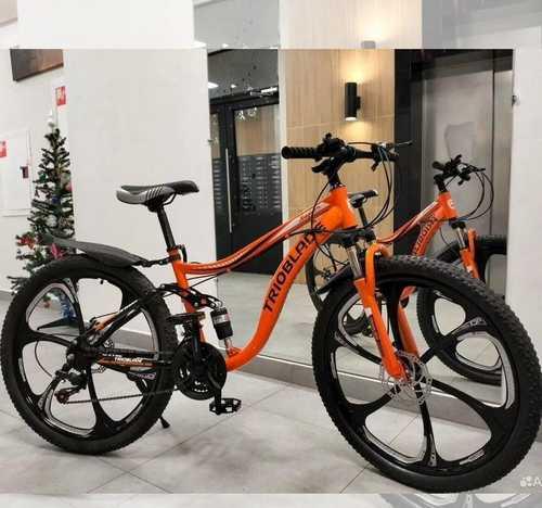 Горный велосипед с литыми Оранжевый