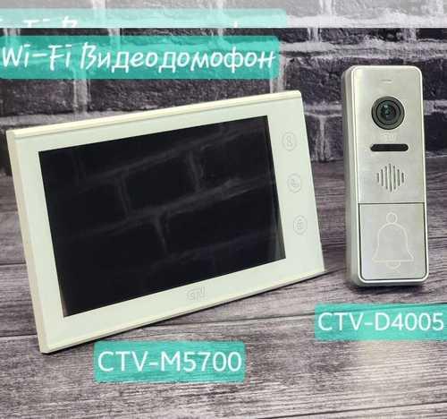 Wi-Fi Домофон CTV-M5700 (комплект с панелью)