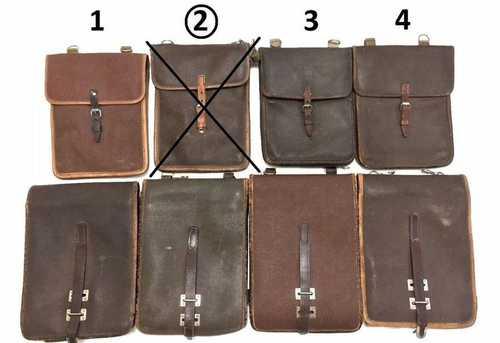 Полевые сумки/планшеты из кирзы, 1950-70-е гг