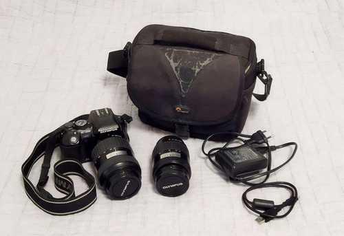 Фотоаппарат Olympus E500 + 2 объектива+сумка