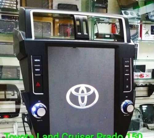 Магнитола Android Тесла Toyota Land Cruiser Prado