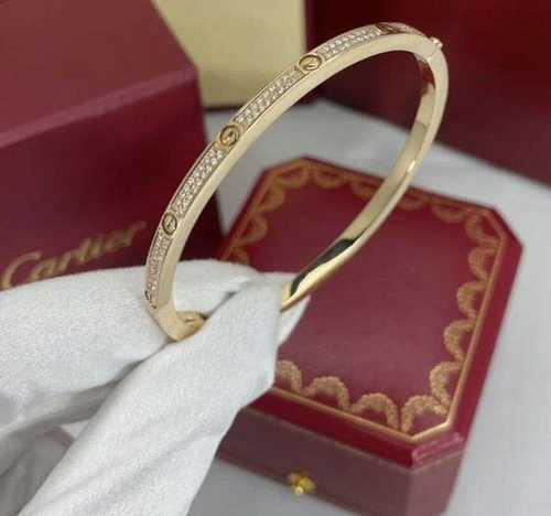 Золотой браслет cartier love