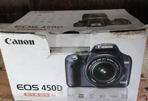 Зеркальный фотоаппарат canon eos450