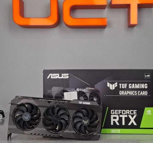 Видеокарта asus RTX3070 TUF gaming OC 8Гб