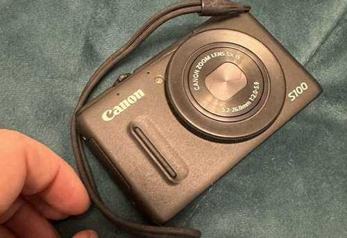 Компактный фотоаппарат canon powershot s100