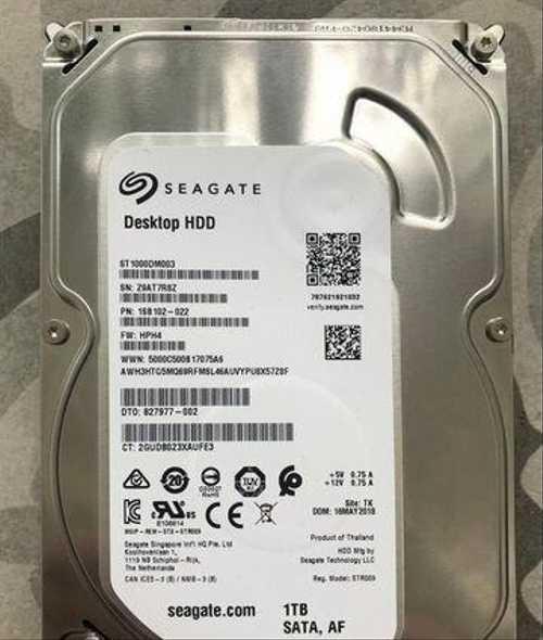 HDD Seagate st1000dm003 1тb
