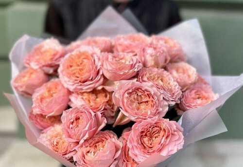 Цветы розы Букет пион роз Джульетта