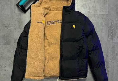 Зимняя куртка carhartt двусторонняя