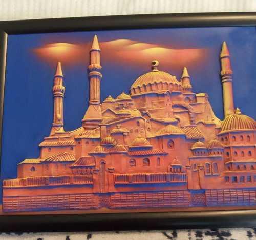 Картина мечеть из глины
