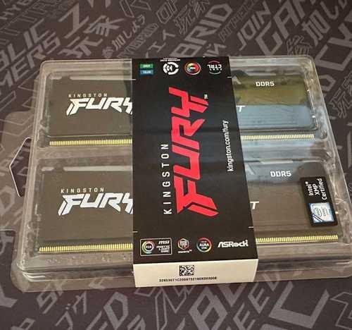 Оперативная память 16Gb DDR5 6000MHz Kingston Fury