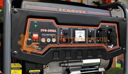 Генератор Бензиновый carver PPG-3900A