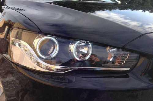 Mitsubishi lancer X Тюнинг фары оптика AK176