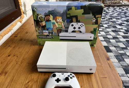 Xbox One S 500gb, 2 геймпада