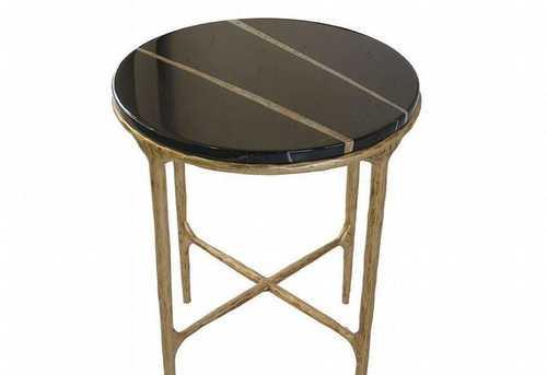 Круглый дизайнерский дизайнерский столик из мрамор