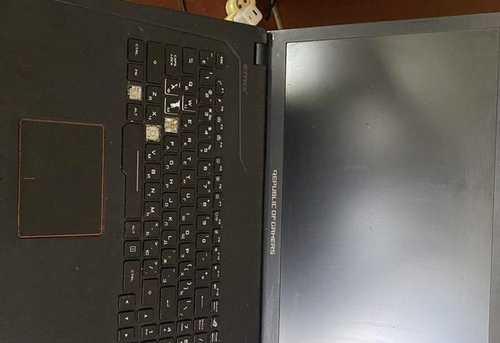 Игровой ноутбук 17.3" ASUS ROG GL753VD, 1128 ГБ, Core i7-7700HQ, RAM 8 ГБ, GeForce GTX 1050 4 ГБ