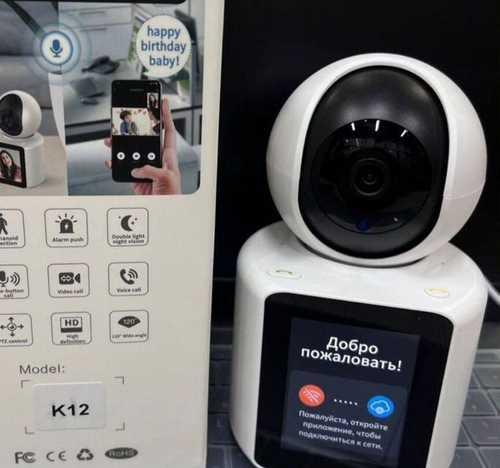 Новая SMART WiFi камера няня с экраном 2023