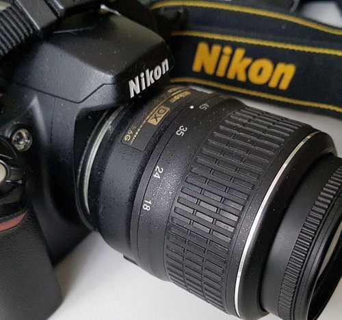 Nikon d60 kit фотоаппарат с обьективом