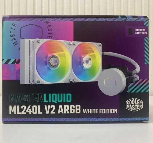 Сво Cooler Master MasterLiquid ML240L V2 argb бела