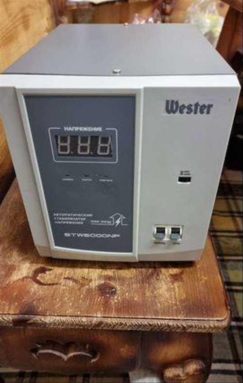 Стабилизатор напряжения Wester stw5000np